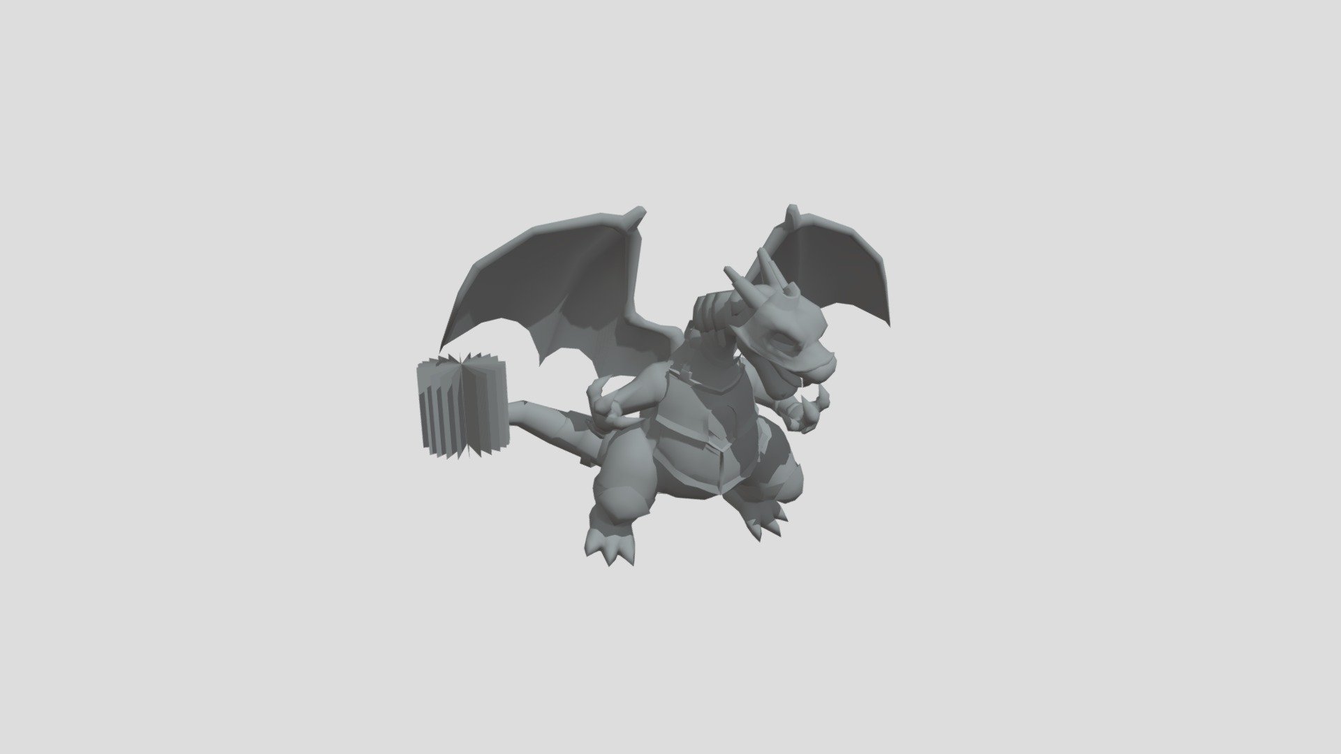 1.Armored Charizard - Download Free 3D model by RAPTX [6ed3b86] - Sketchfab