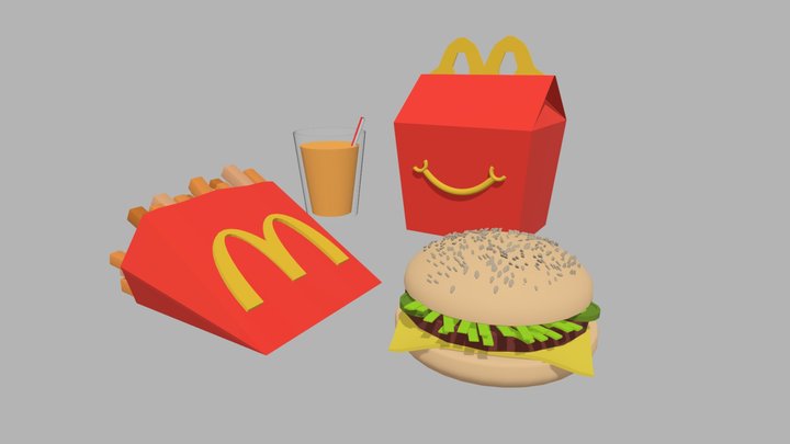 Macdonalds 3D models - Sketchfab