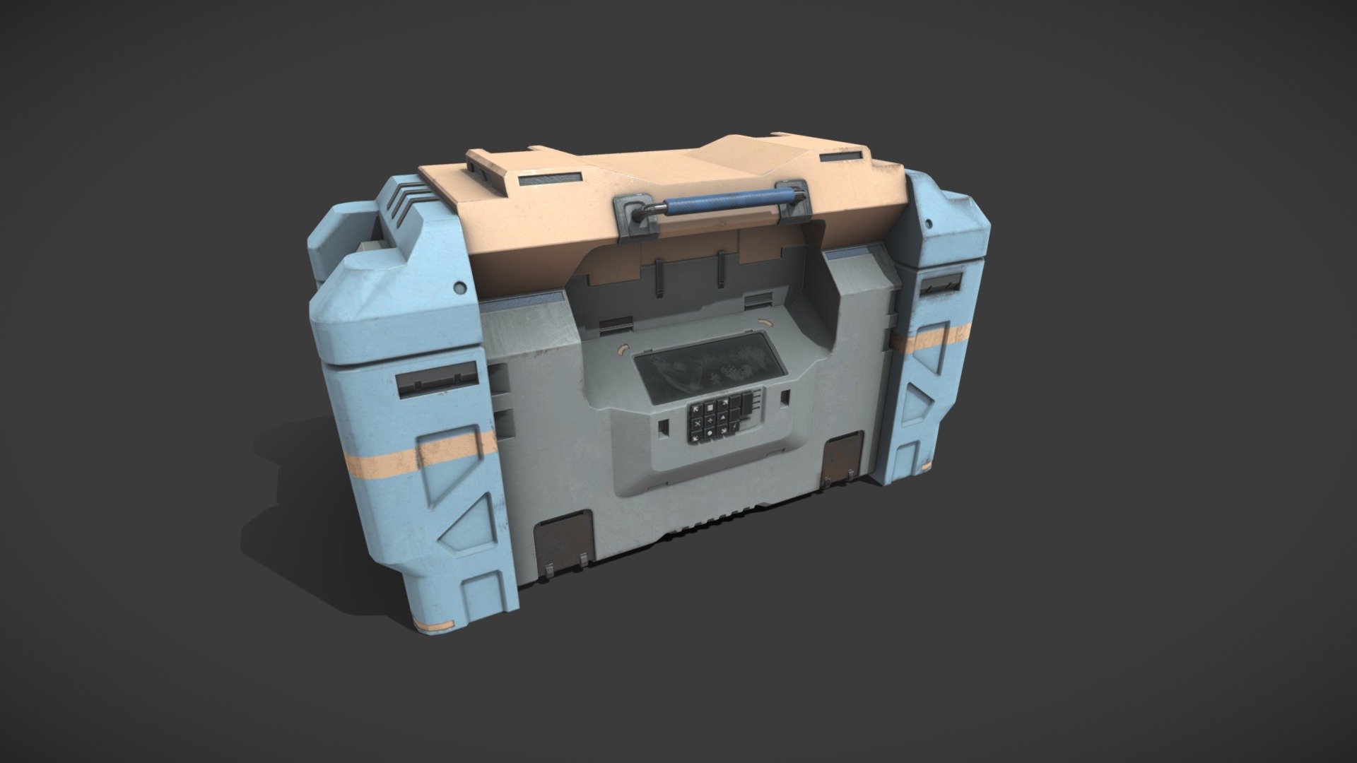 High Tech Crate - 3D model by jeffarehappy [6ed5d92] - Sketchfab