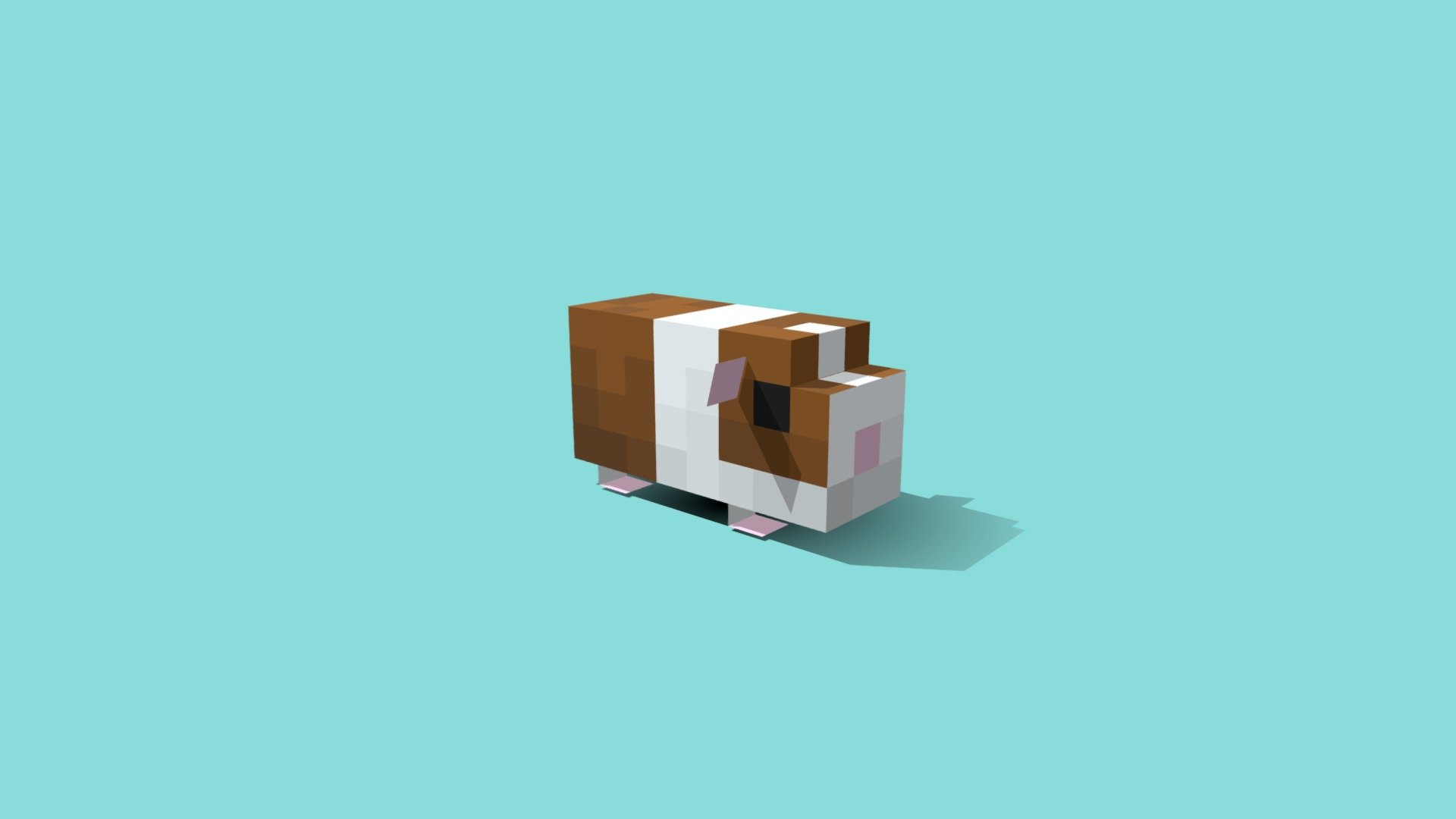 Minecraft - Guinea Pig - 3D model by Acxitel [6ed6a06] - Sketchfab