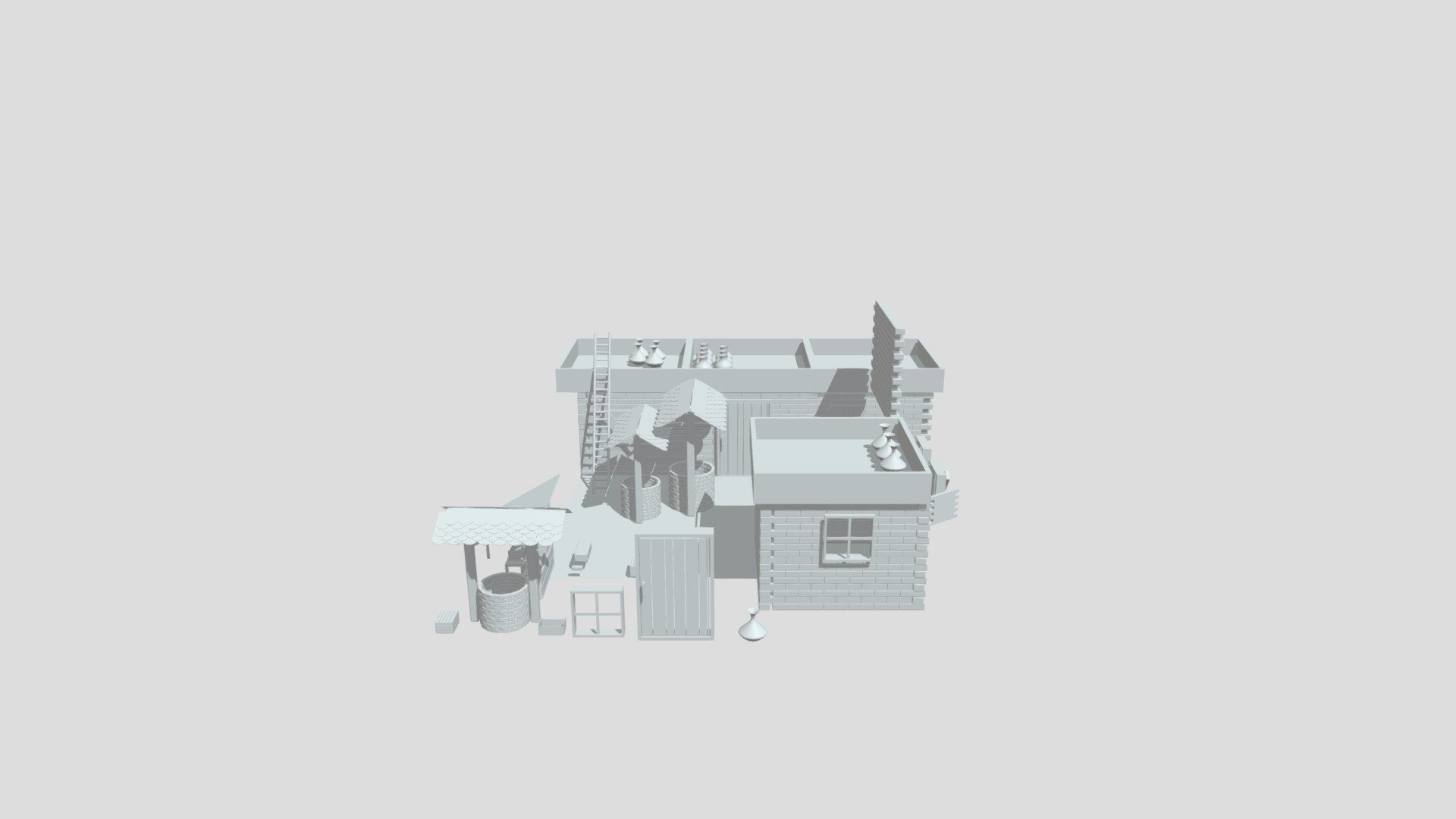 Maya Village Practice - 3D model by ryan2113 [6ed7c7d] - Sketchfab