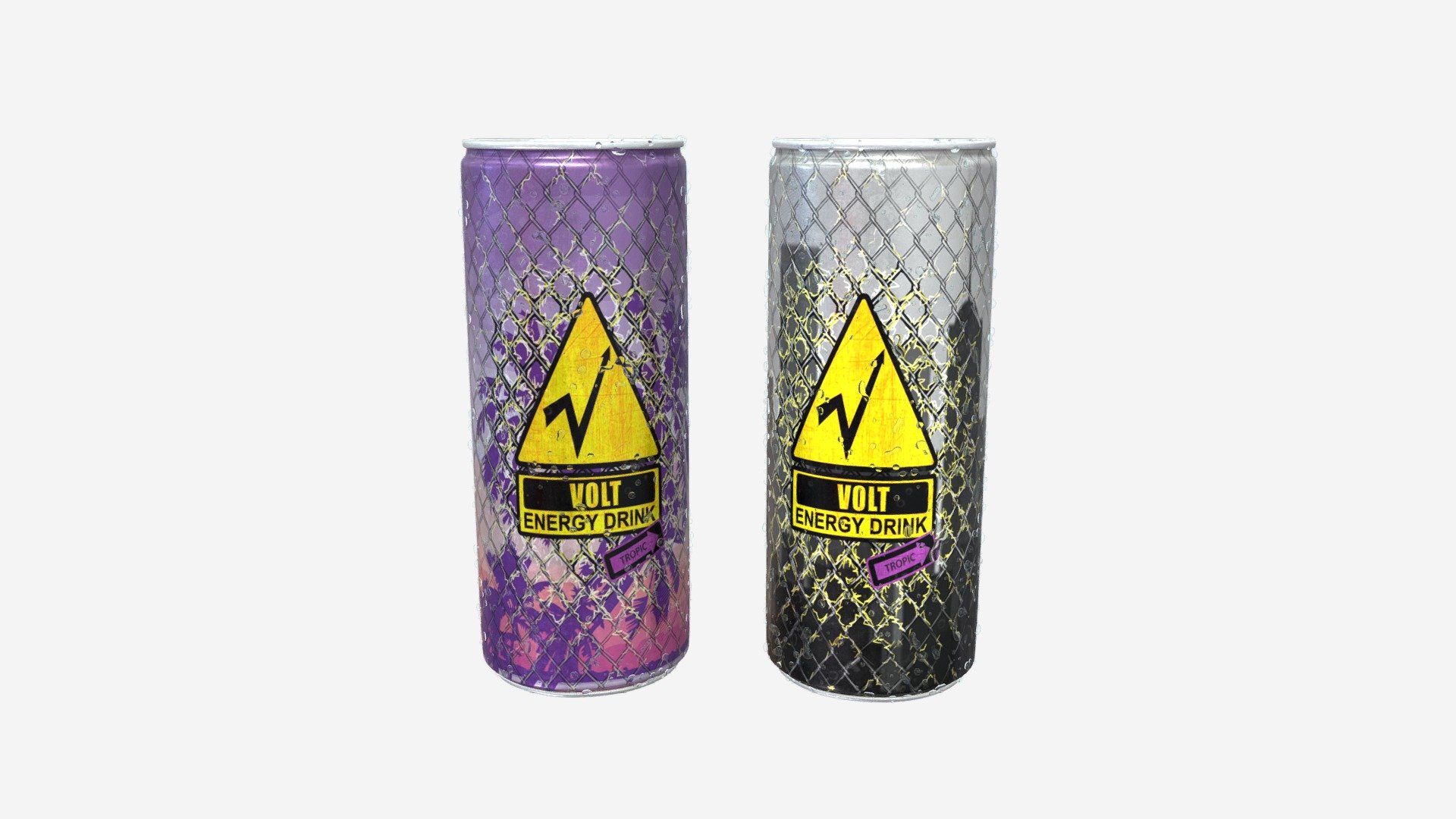 Volt Energy Drink - 3D model by Belhor [6ed80da] - Sketchfab