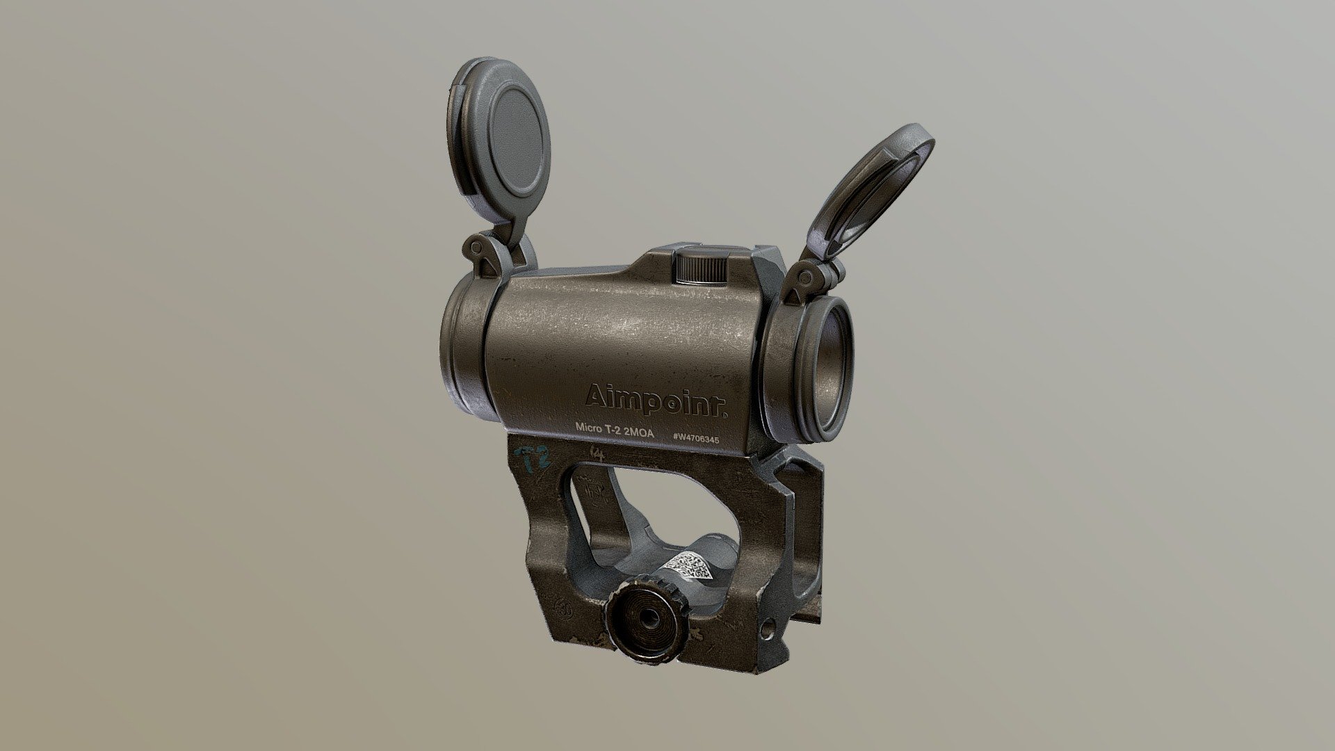 Aimpoint Micro T2 - 3D model by Carlos Morales (@carlos.war) [6ed9ebd ...