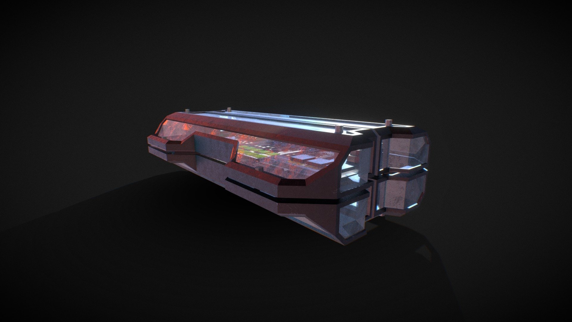 Cyberpunk Case / Box (Free game ready asset) - Download Free 3D model ...