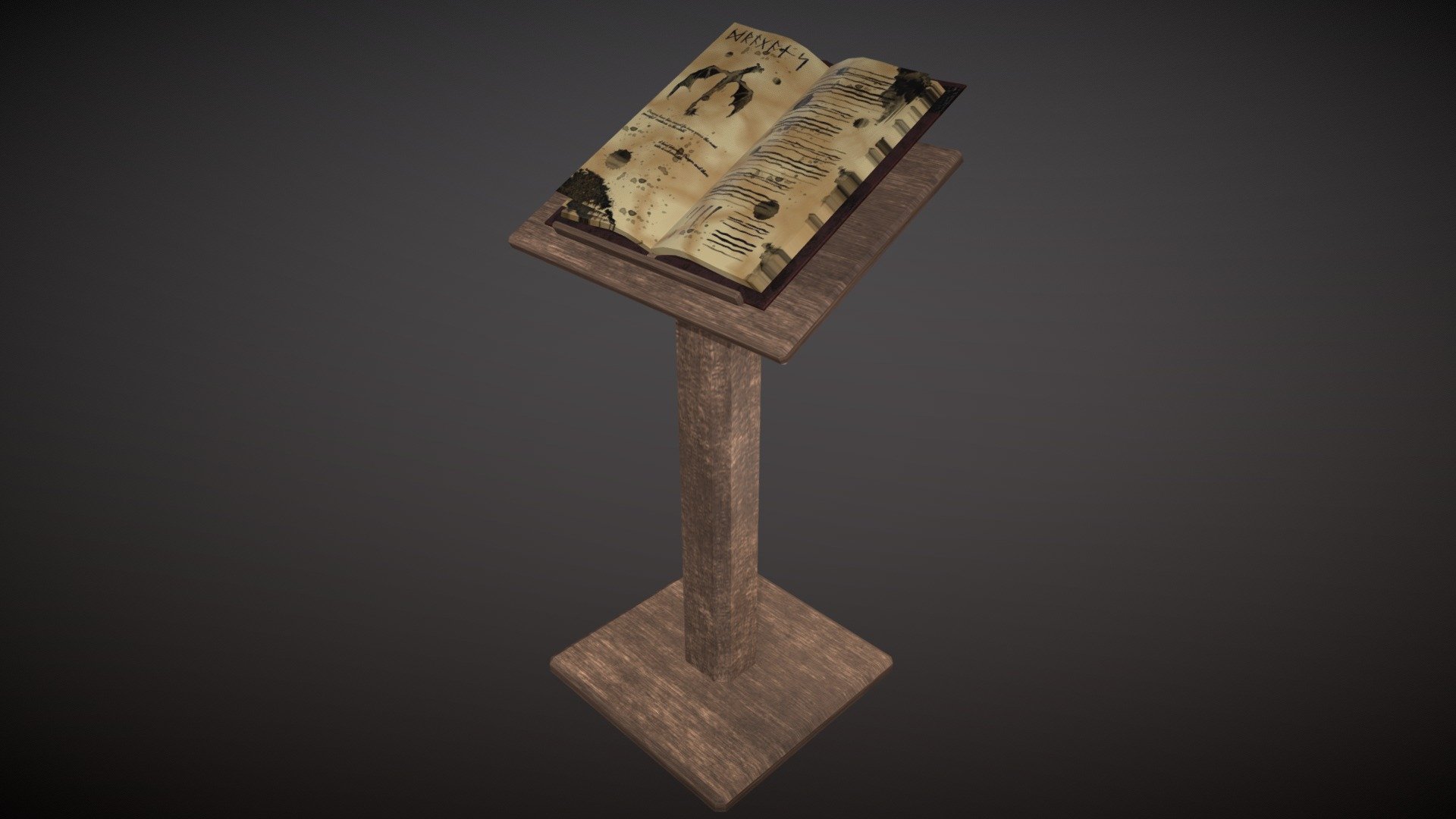 Spell Book - 3D model by Tainbow76 [6edbdae] - Sketchfab