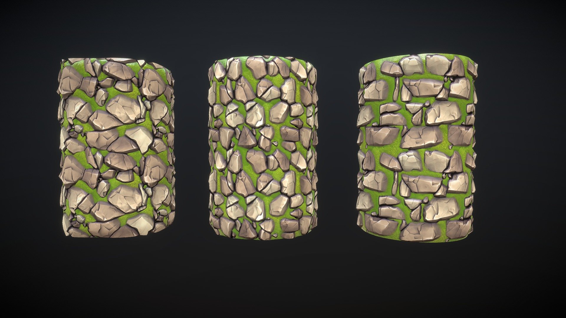 Stylized Stone Material - 3D model by hydro4016 (@v326) [6edc3a9 ...