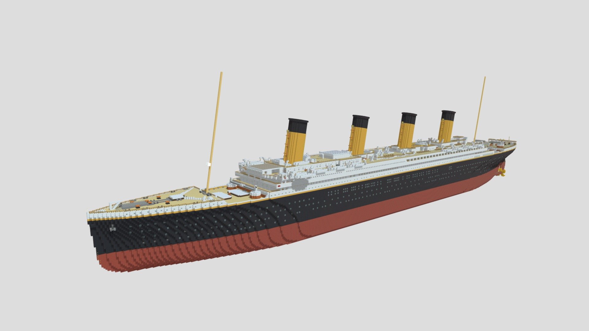 RMS Titanic - 3D model by BikMCTH [6edd651] - Sketchfab