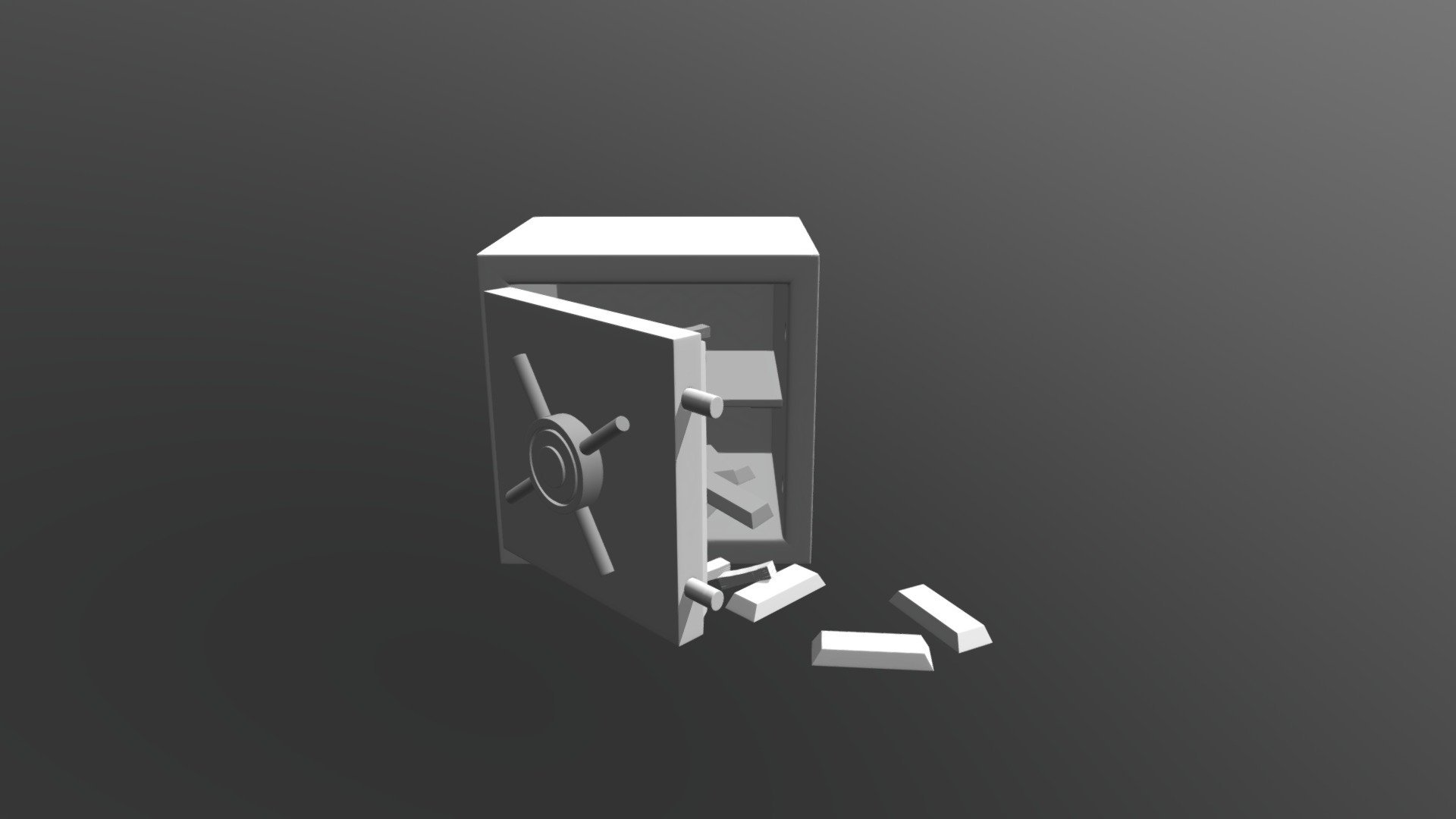 PROPS - safe chest - 3D model by ewals [6edf598] - Sketchfab
