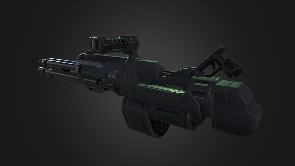 Satellite Reign - Weapons; Ballistic Type - 3D model by Chris Vera ...