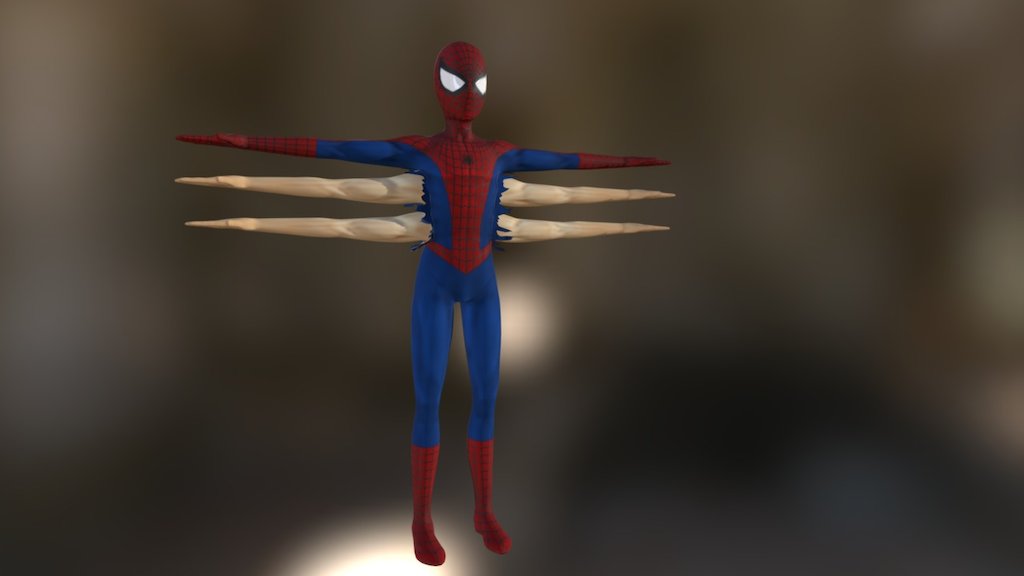 Spider-man six arms - 3D model by spidermaniac1 [6ee26ef] - Sketchfab