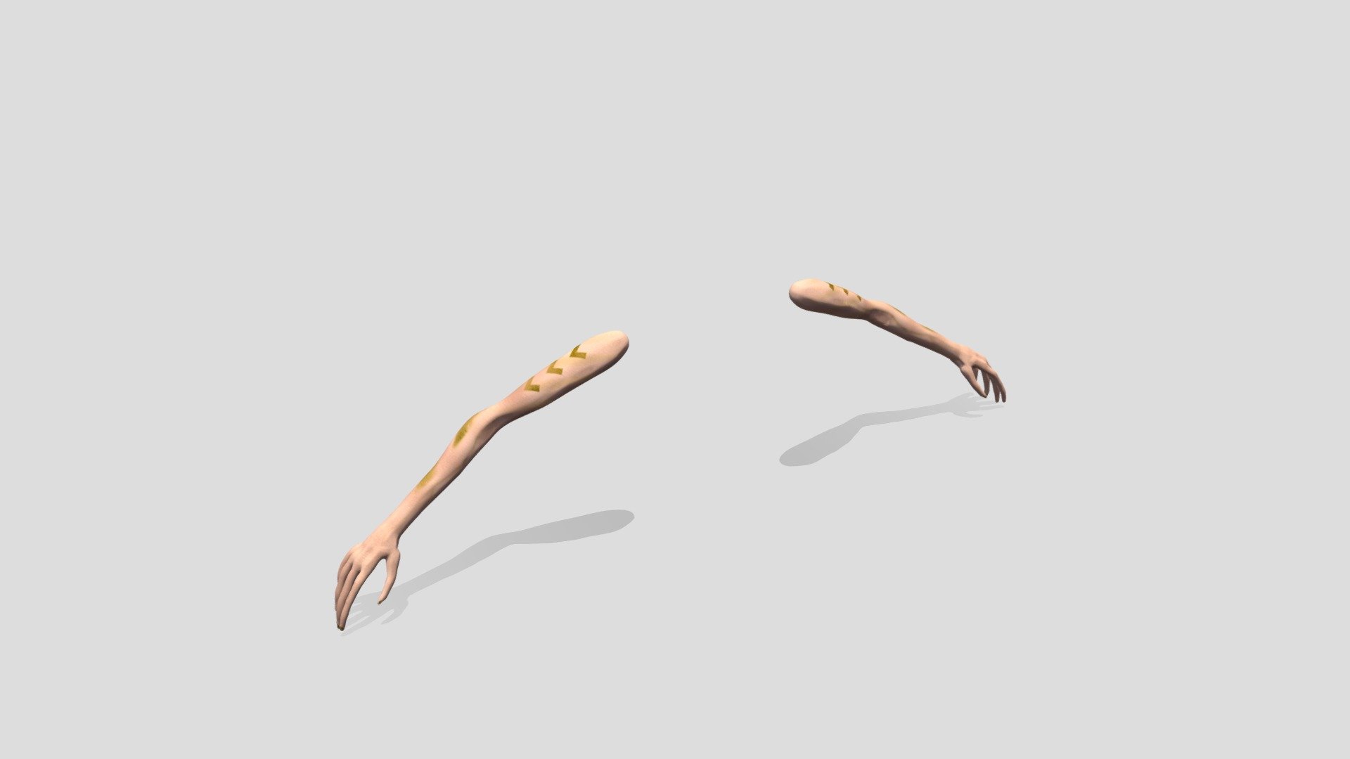Character Arms - 3D model by 3dane [6ee3f97] - Sketchfab