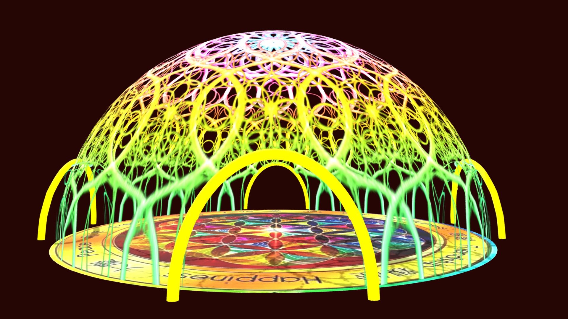 Fractal Dome - Download Free 3D model by Miguelangelo Rosario ...