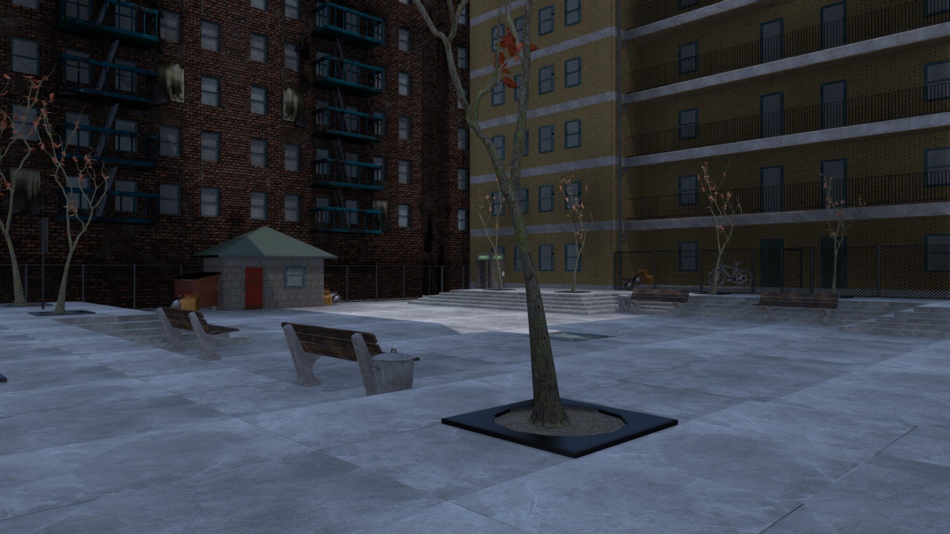 Matrix Buildings Scene - 3D model by pmonasteriop [6ee4ccb] - Sketchfab