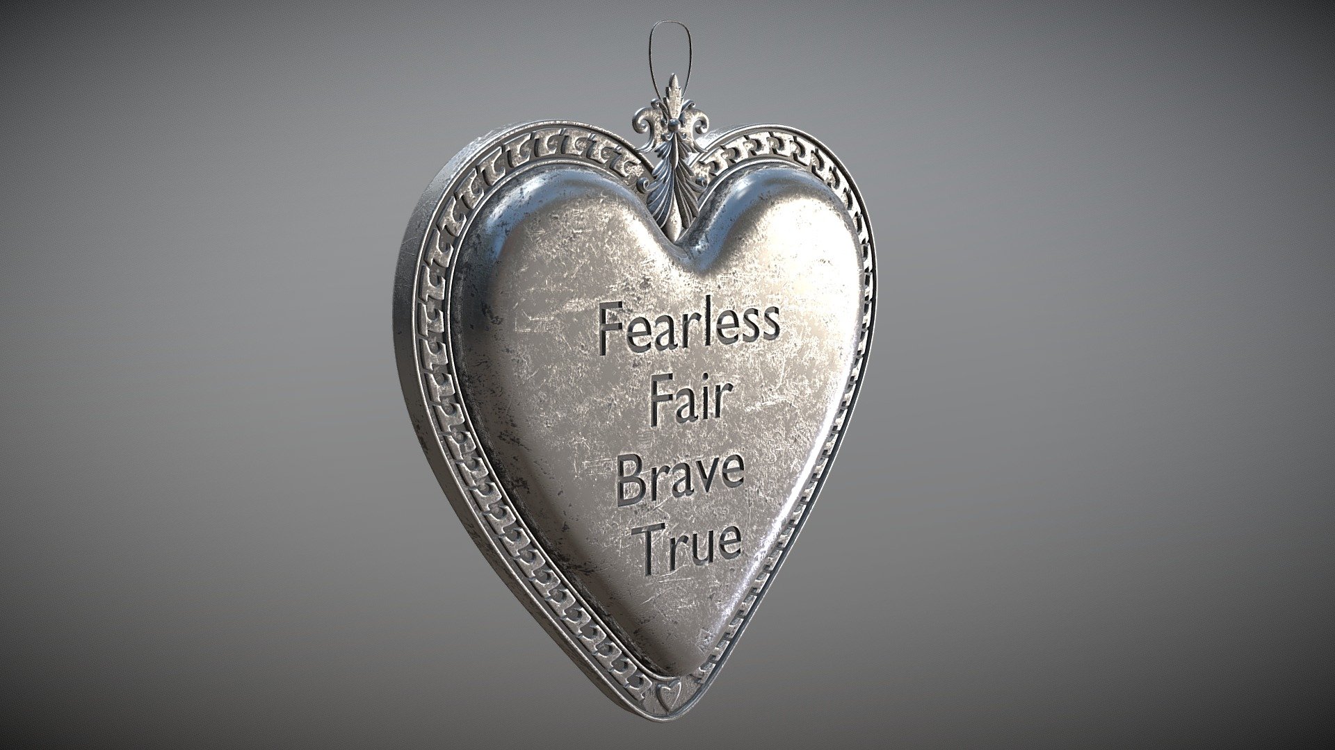 Vintage Locket - 3D model by blenderizm [6ee4faf] - Sketchfab