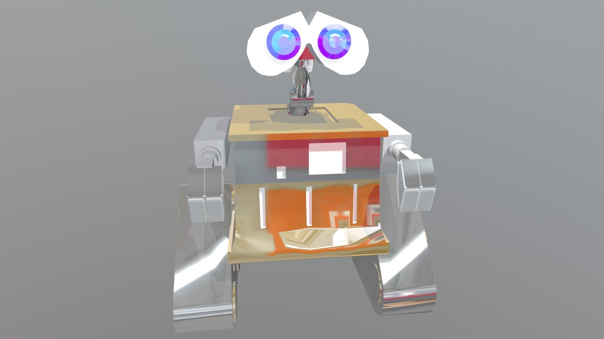 Modelado Wall-e en Blender - 3D model by brianmoraa [6ee593c] - Sketchfab