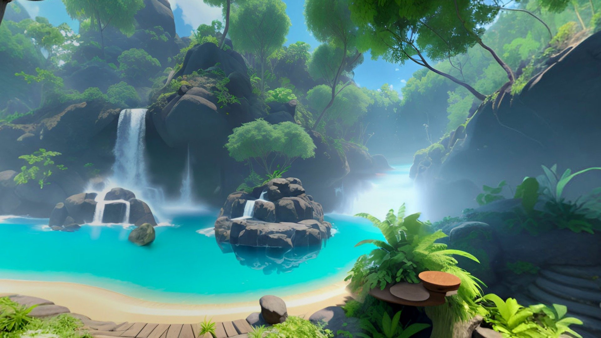 Stylized_Jungle_Terrain_1 - Download Free 3D model by Giimann [6ee7945 ...