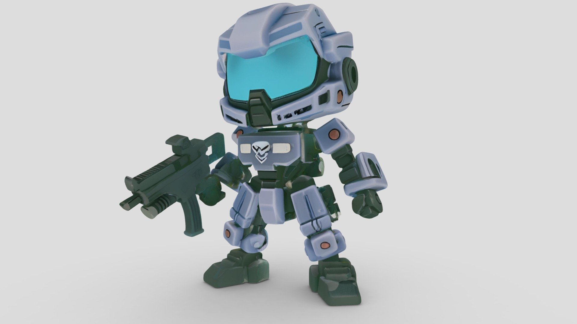 SUPER ROBOT SWAT - Download Free 3D model by krit yamsaso (กฤษณ์ แย้ม ...