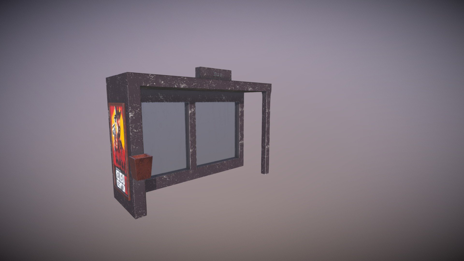 Bus Stand - 3D model by tikru87 [6eea45e] - Sketchfab