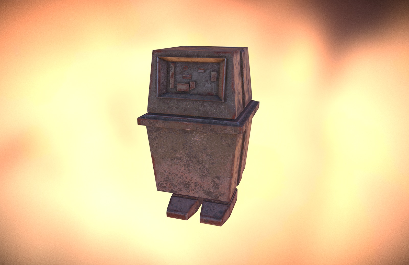 Gonk Droid - 3D model by Shane96 [6eebb28] - Sketchfab