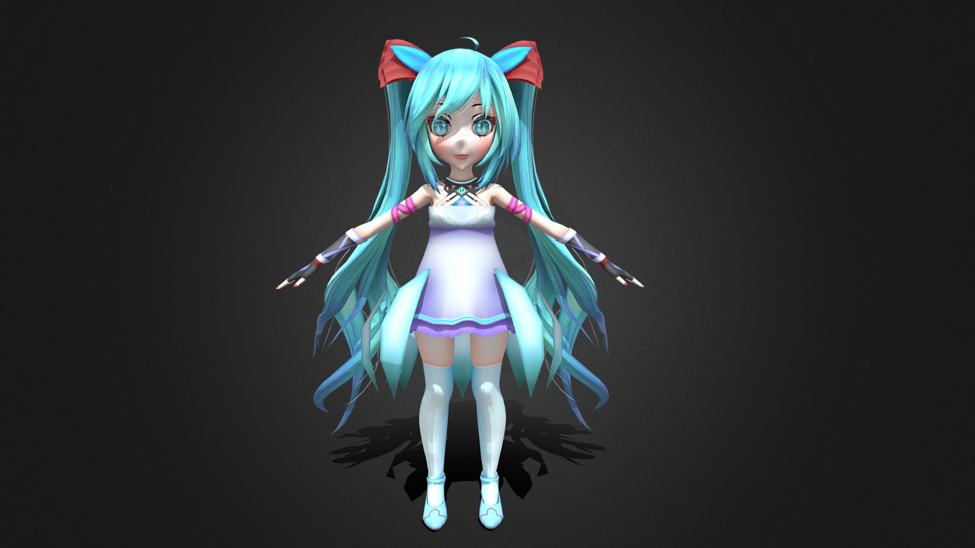 Girl_Anime - 3D model by centaurus21 [6eec36d] - Sketchfab