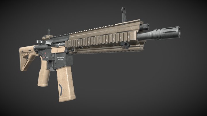 Hk416 3D models - Sketchfab