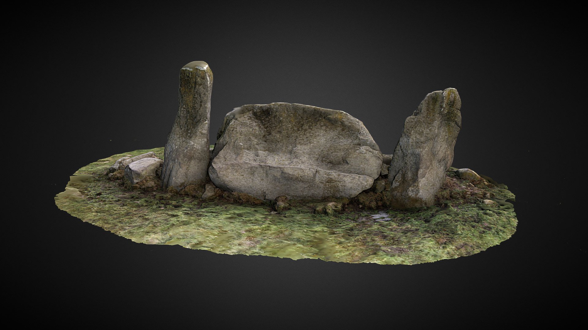 Stonehead Recumbent Stone Circle - Download Free 3D model by Douglas ...