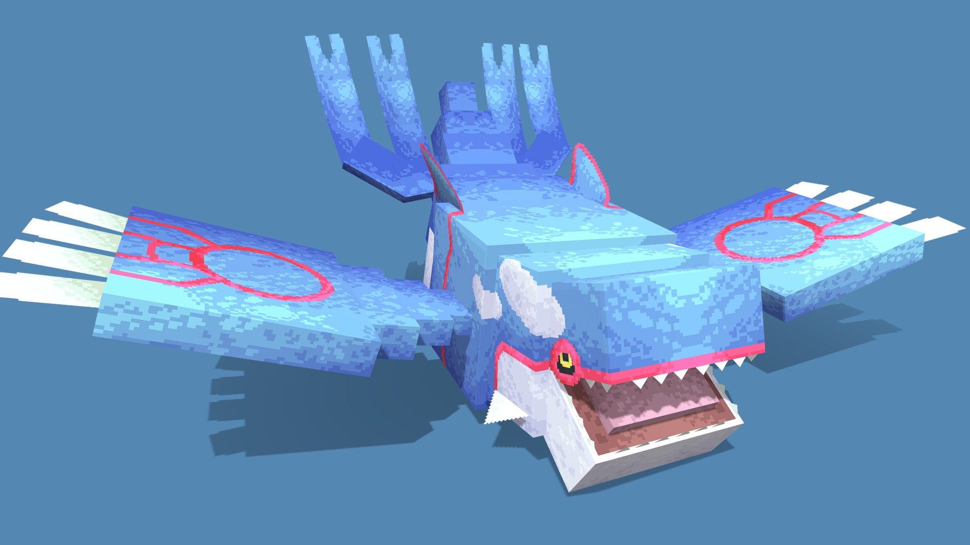 Kyogre (Pokemon) - 3D model by karlomakes [6ef3267] - Sketchfab