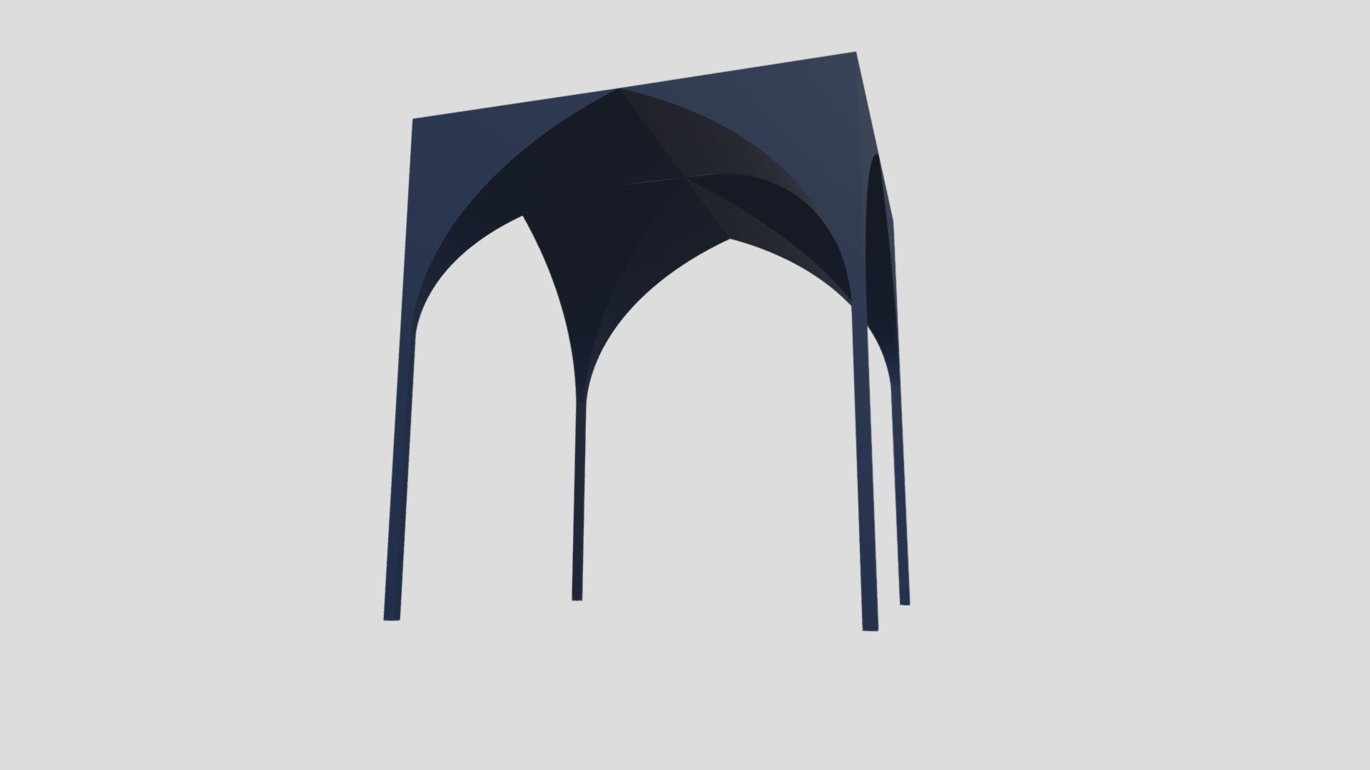 Simple Ribbed Vault - Download Free 3D model by brysondurham18 [6ef390b ...