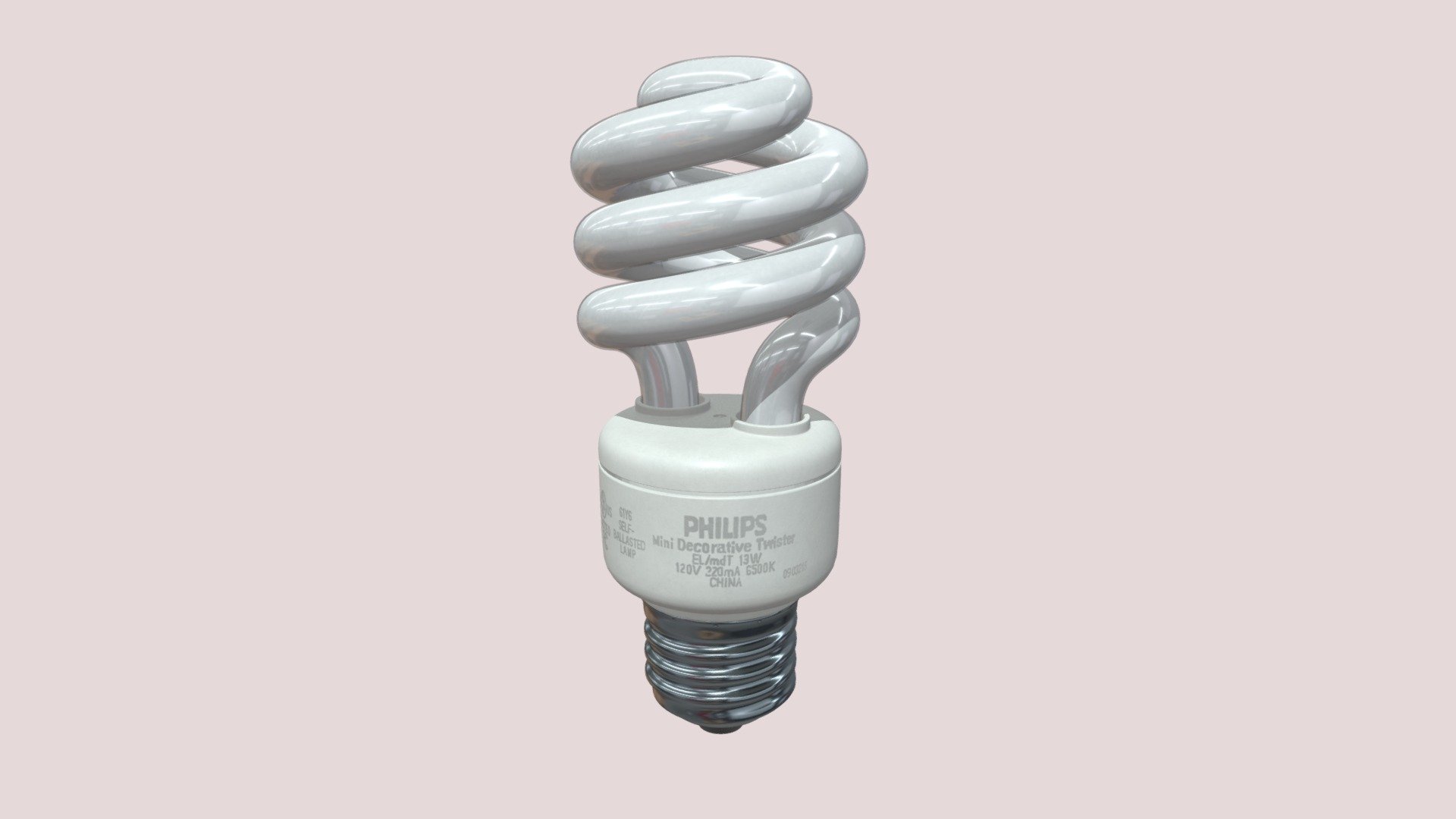 CFL Twister Lightbulb - Download Free 3D model by Avot [6ef4879 ...