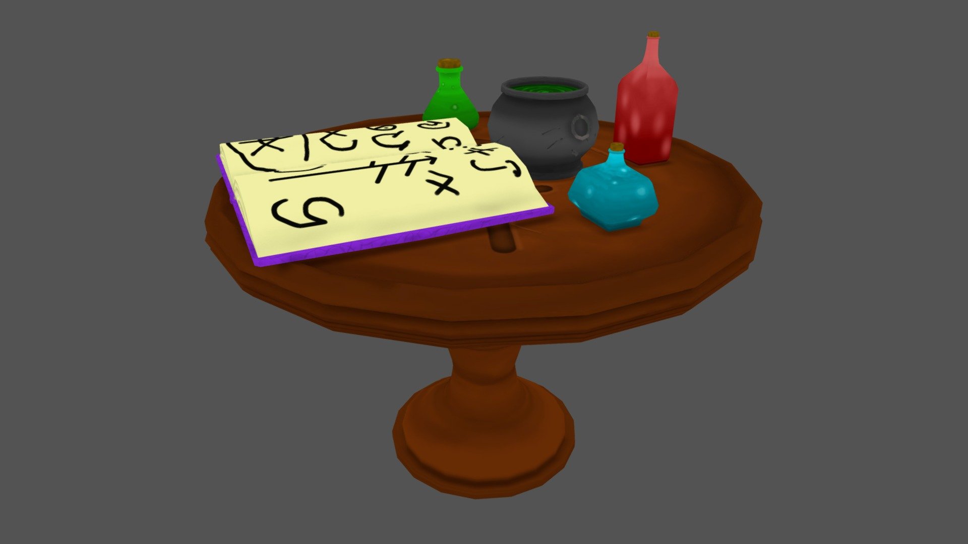 Alchemy Table - 3D model by Zachary Ladue (@ZacharyLadue) [6ef4afd ...