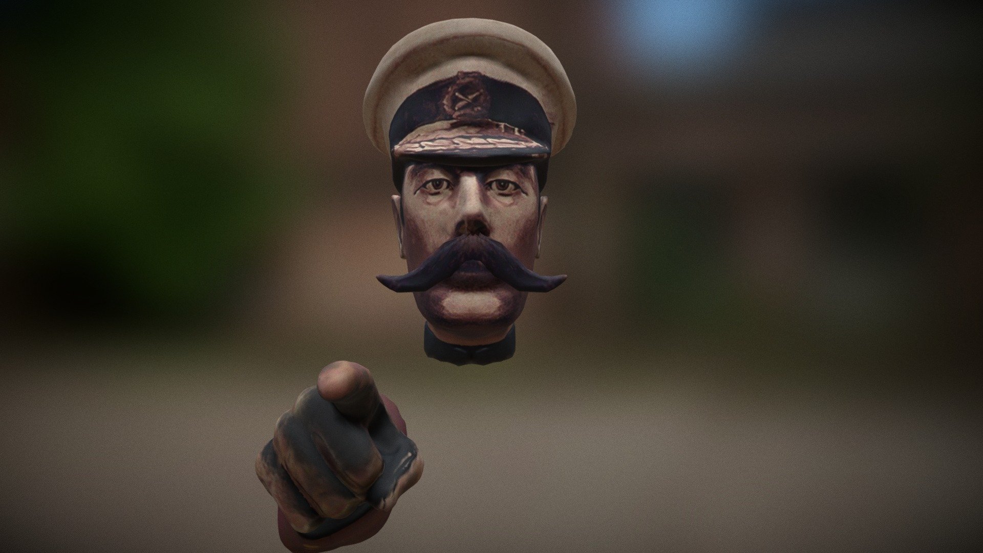 Lord Kitchener Sculpt - Buy Royalty Free 3D model by shaunwho [6ef601c ...