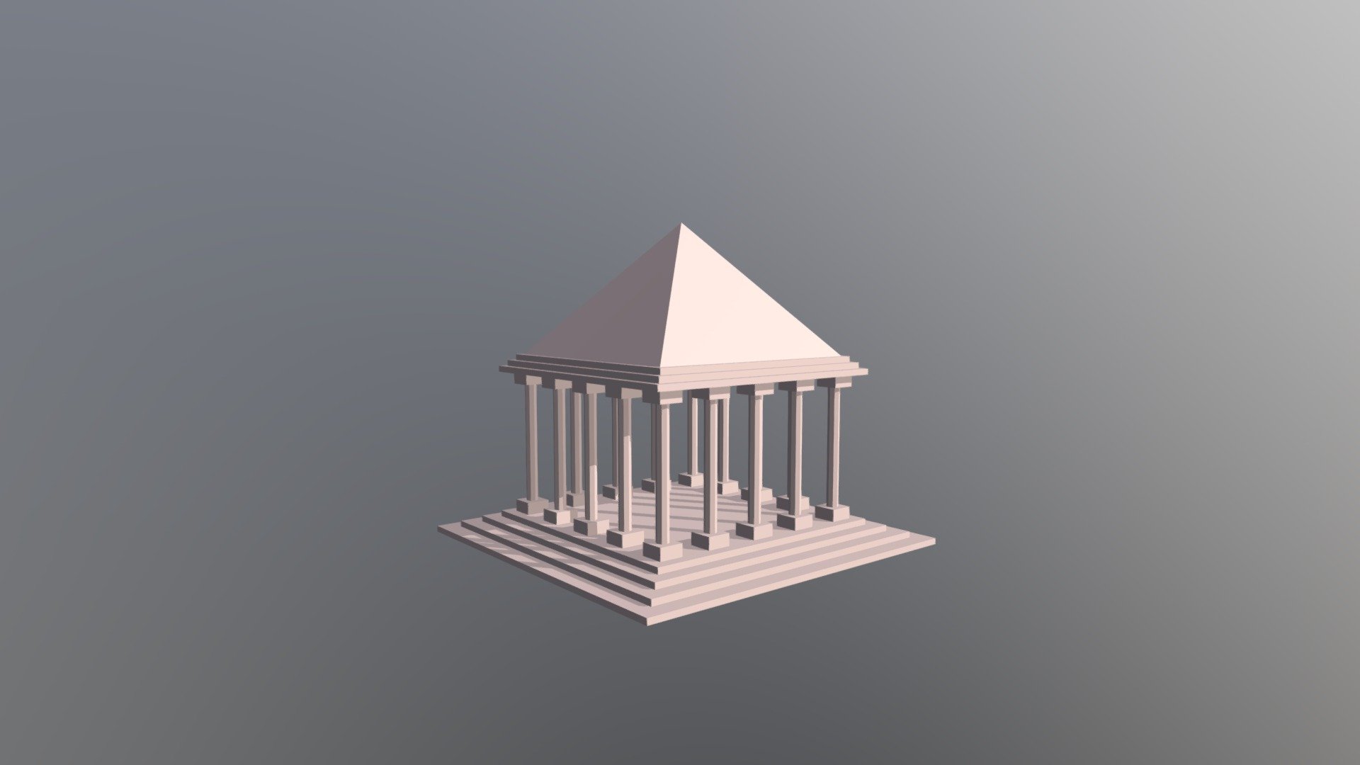 Greek ancient temple - 3D model by Q_art.3d [6ef7379] - Sketchfab