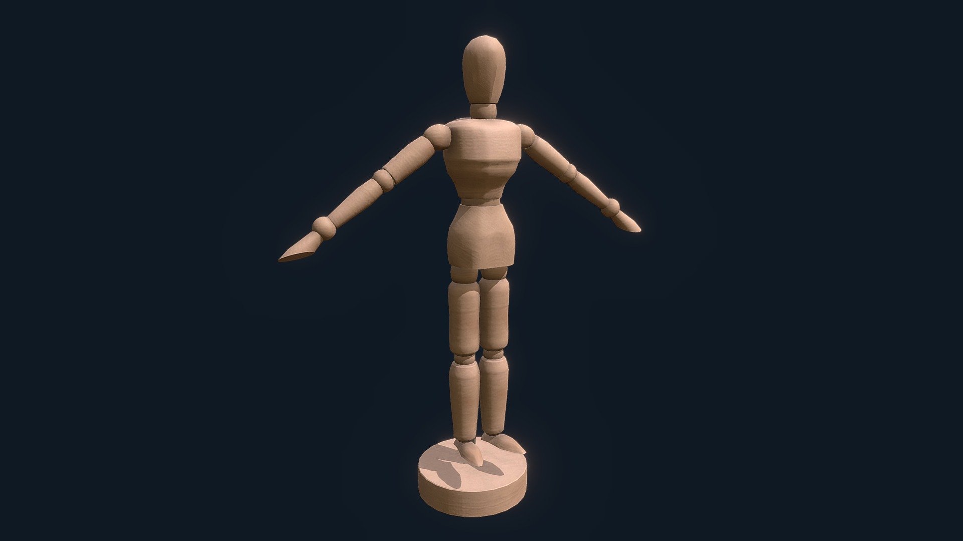 Wooden Human Reference - Download Free 3D model by adong523 [6ef7f69 ...