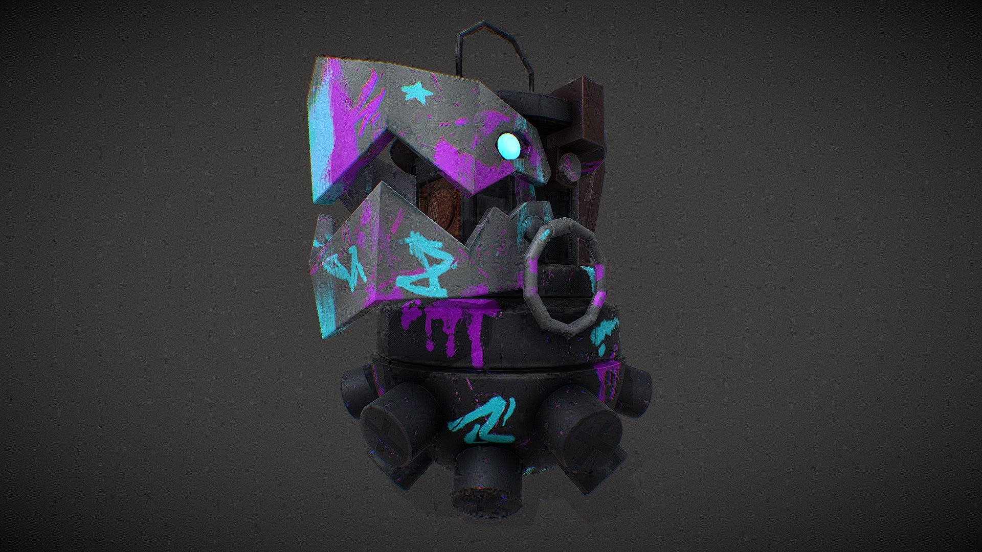 Jinx grenade (Arcane) - 3D model by Samfiras [6ef92e1] - Sketchfab