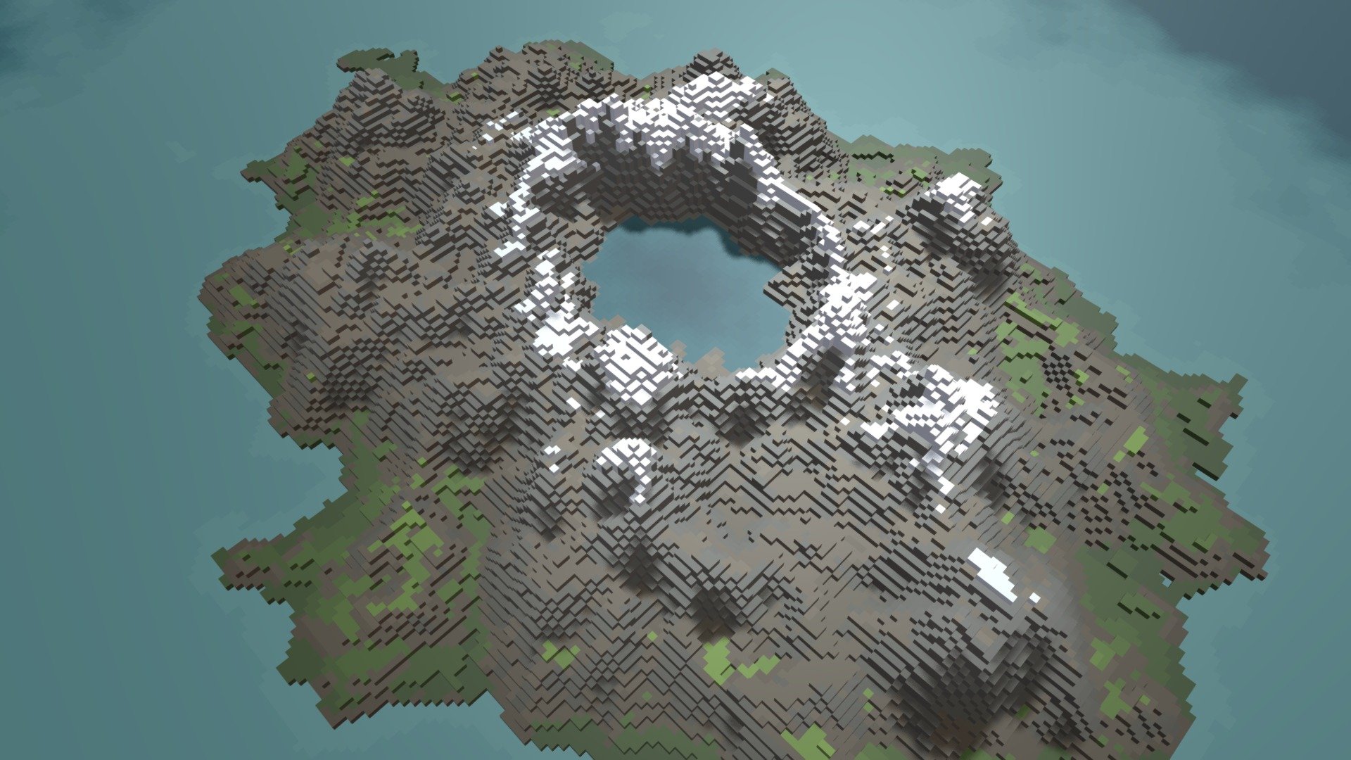 Voxel Volcanic Island - 3D model by zirconium.sw (@zirconium) [6ef9cd0 ...