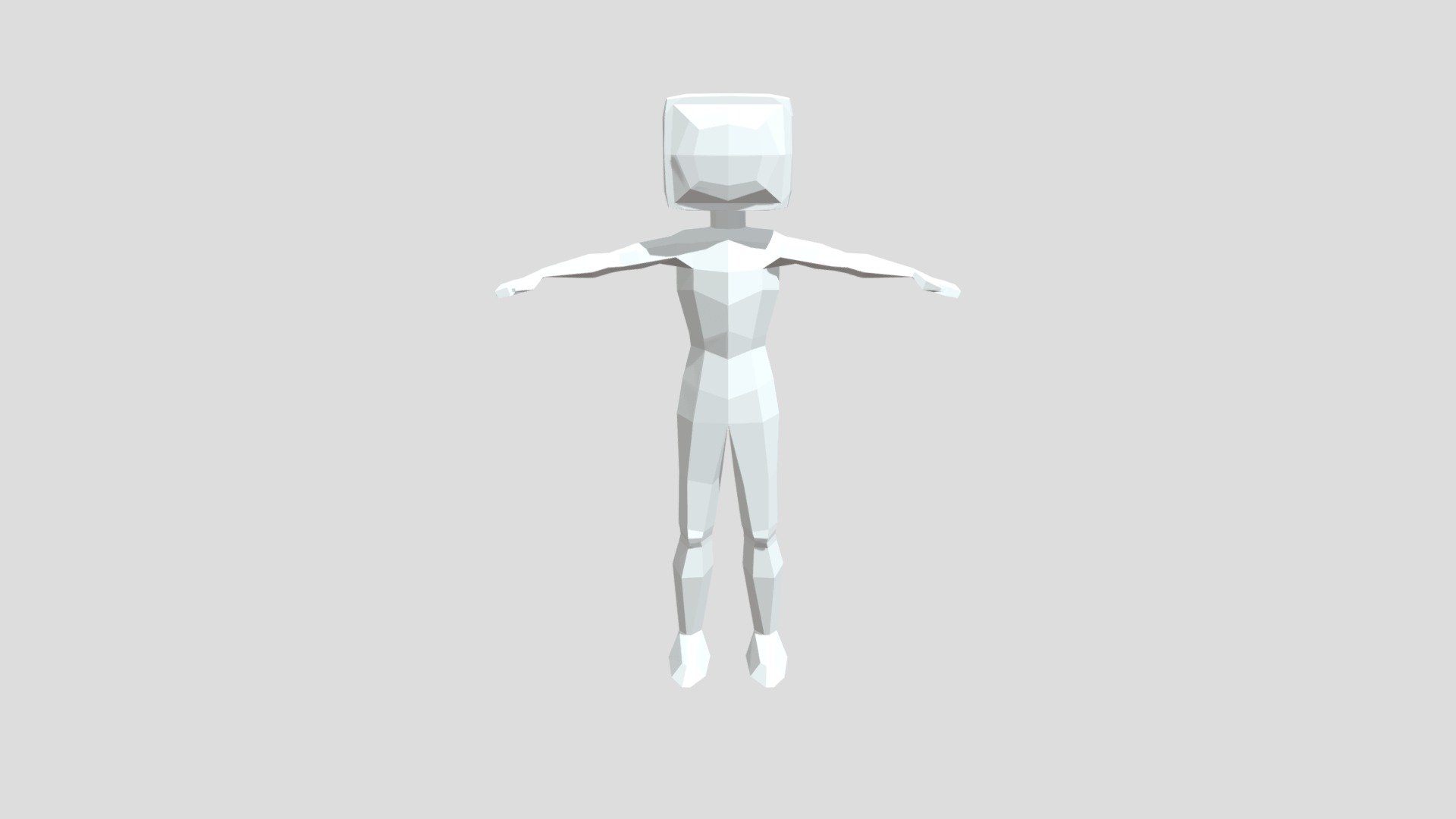 Low Poly TV Head - 3D model by Bathinjan [6efa4fd] - Sketchfab