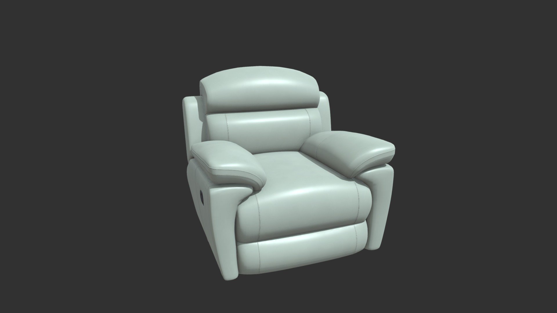 Modern Power Recliner Chair - 3D model by Hexa (@hexa_partner) [6efc71f ...