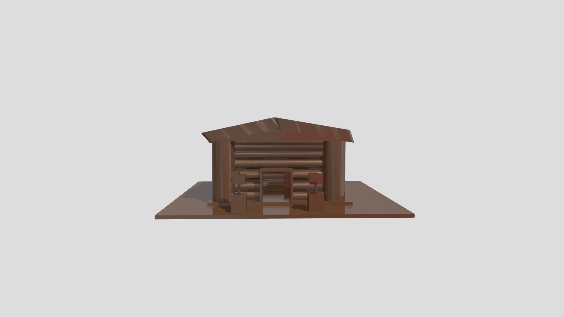 Shed - 3D model by leehenrys [6efc7a8] - Sketchfab