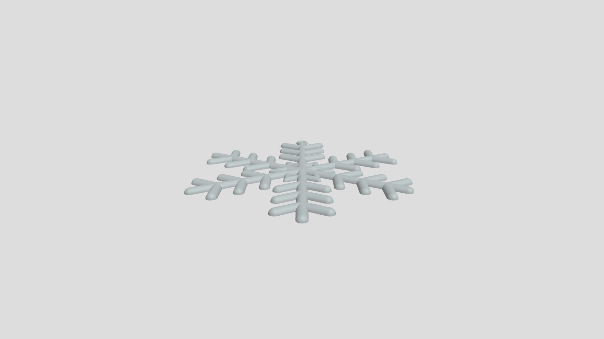 Snowflake - Download Free 3D model by rhsaffaf [6efd715] - Sketchfab