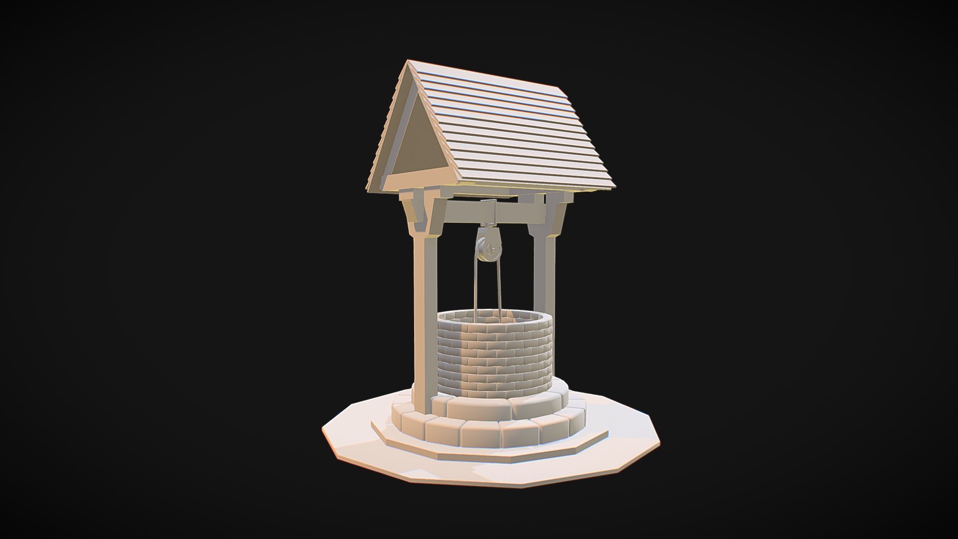 well - 3D model by BalBes (@balbes54) [6eff4a0] - Sketchfab
