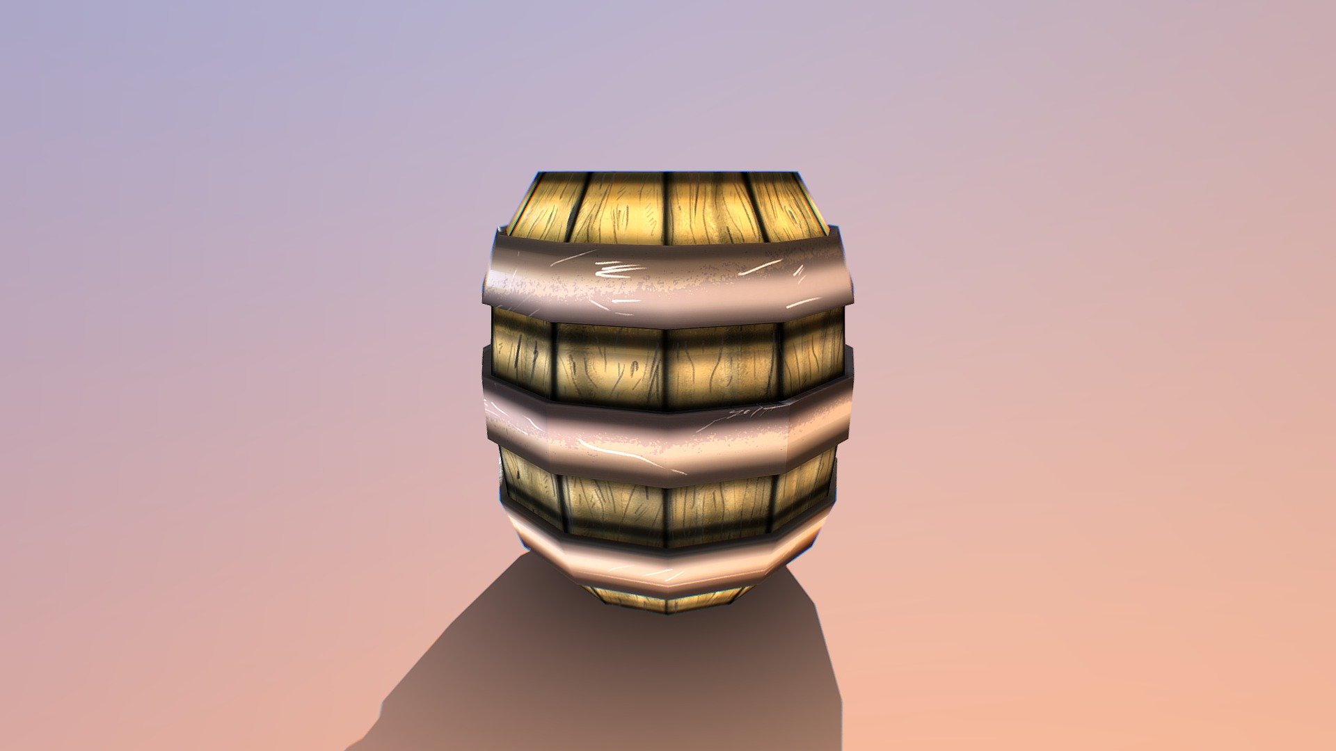 Desert Barrel - Download Free 3D model by Maks Sokolowski ...