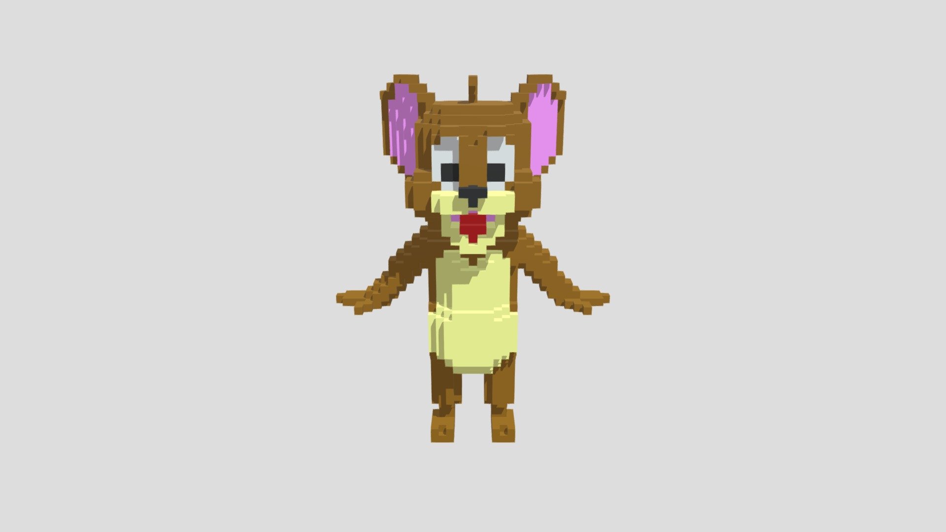 Jerry Mouse - Download Free 3D model by colombo0718 [6f00791] - Sketchfab