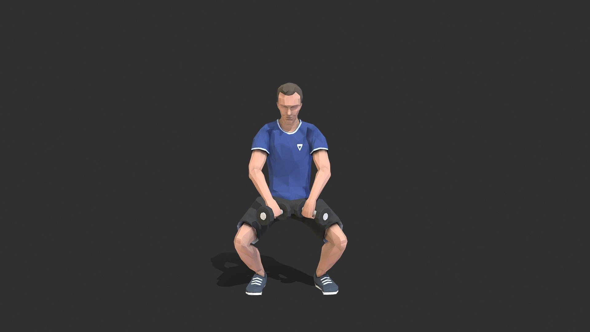 Squats Weight Exercise - Buy Royalty Free 3D model by danielmikulik ...