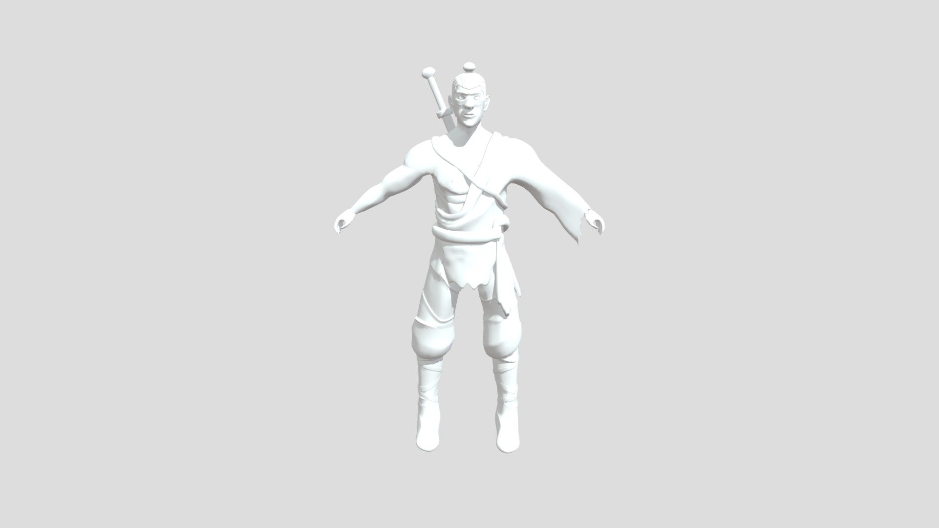 polynesian warrior - 3D model by Valroyl [6f014d2] - Sketchfab