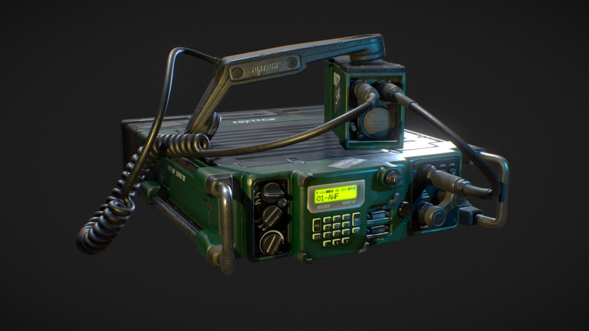 Military Radio | PBR - 3D model by exotic_infinity [6f021f5] - Sketchfab