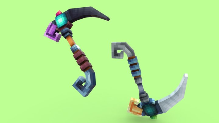 Pickaxe 3D models - Sketchfab