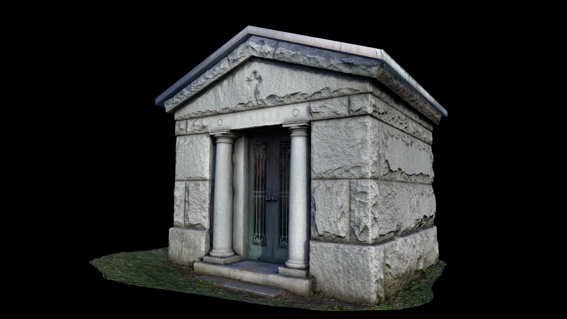 Mausoleum crypt graveyard scan + PBR - Buy Royalty Free 3D model by ...
