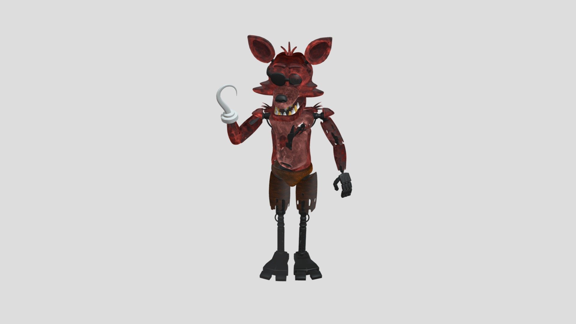 Foxy - Download Free 3D model by Freddy_Swagbear381 [6f054eb] - Sketchfab