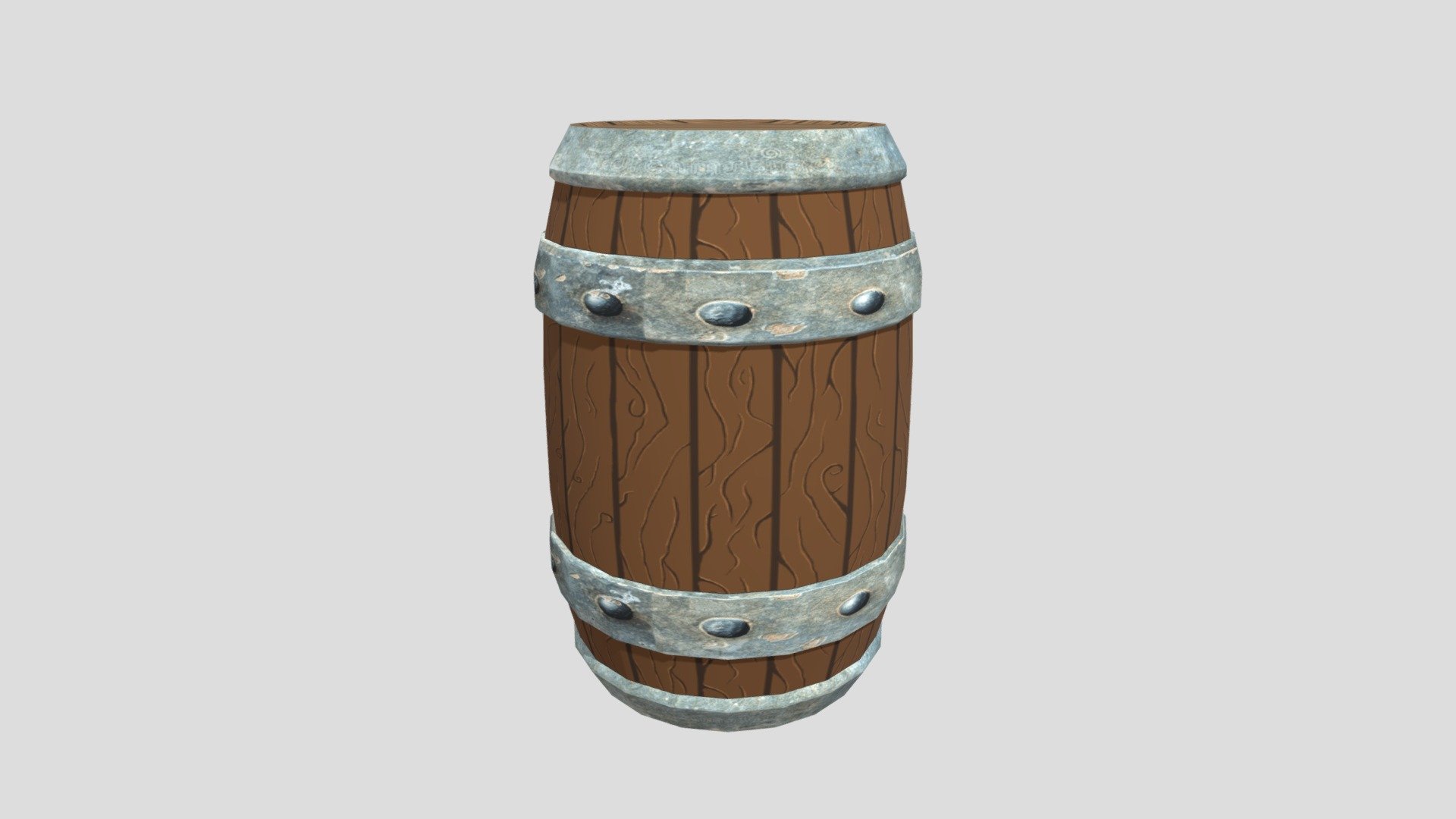 Barrel_FBX - 3D model by LuigiD.Sousa [6f0624a] - Sketchfab