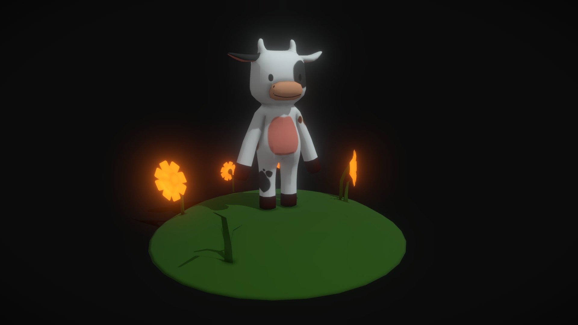 Animated Cow - 3D model by Constanza_Valenzuela (@ConstanzaValenzuela ...